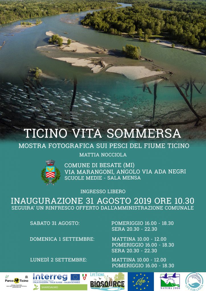 A Besate la mostra 'Ticino vita sommersa' - Parco Ticino