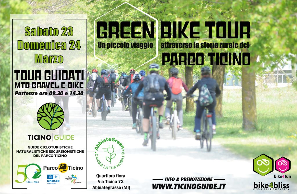 Green bike tour - tour guidato in bicicletta - Parco Ticino
