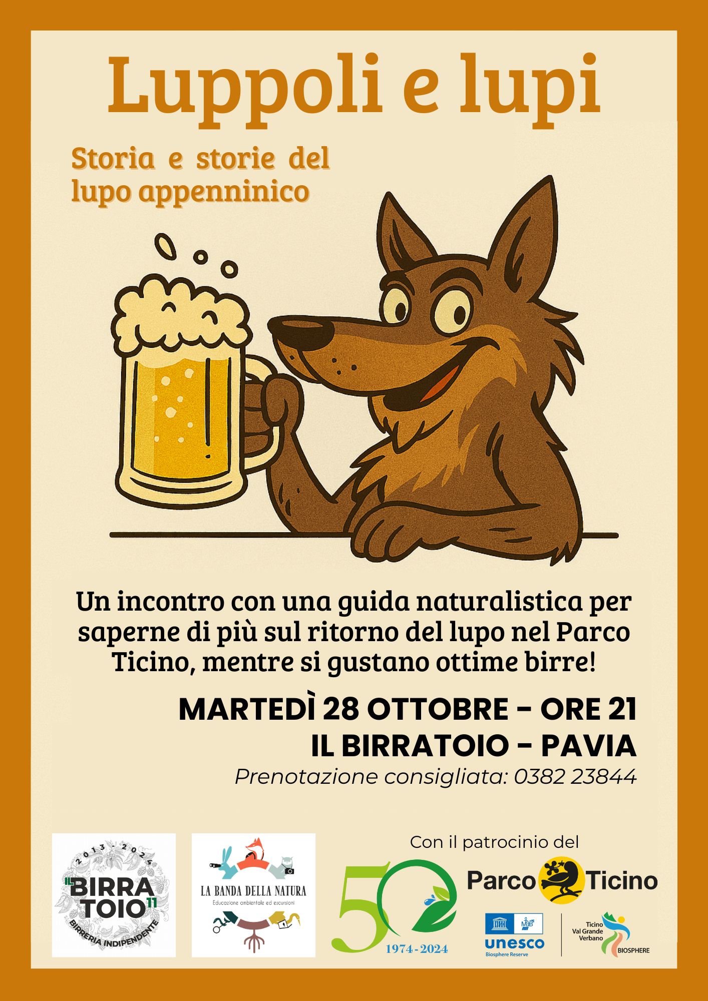 Luppoli e lupi. Storia e storie del lupo appenninico - Parco Ticino